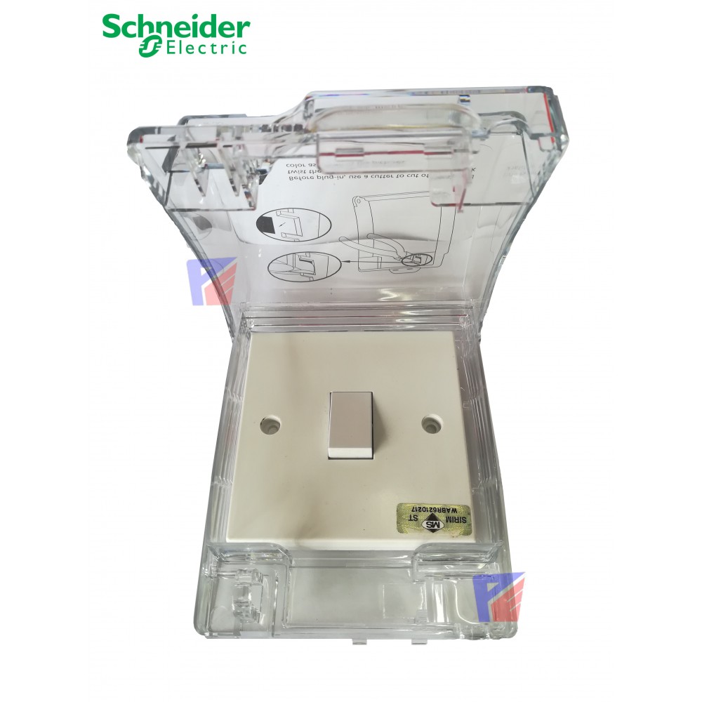 Weatherproof Single Gang Socket Cover (Transparent) Weatherproof Single Gang Socket Cover (Transparent)